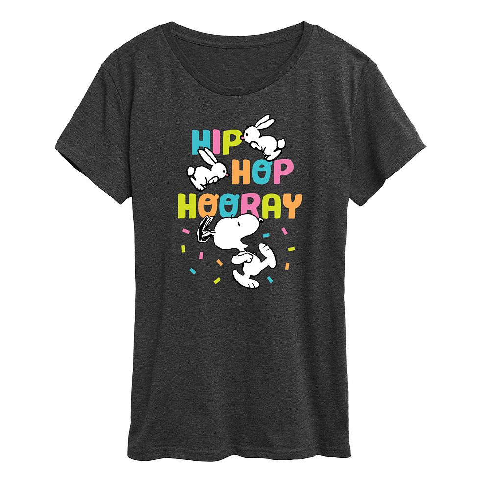 Women's Peanuts Snoopy Hip Hop Hooray Graphic Tee