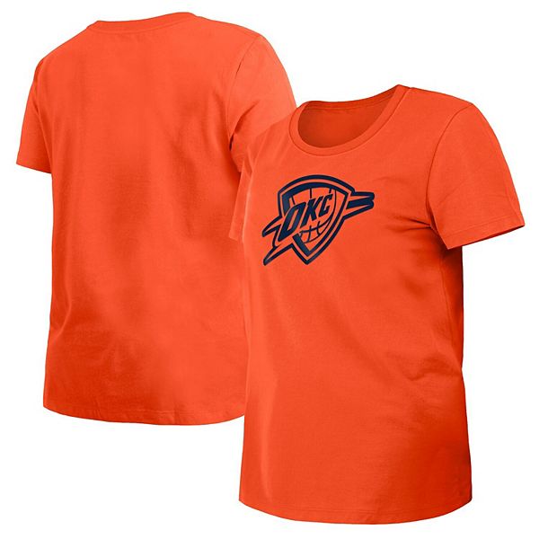Women's New Era Orange Oklahoma City Thunder 2023/24 City Edition T-Shirt