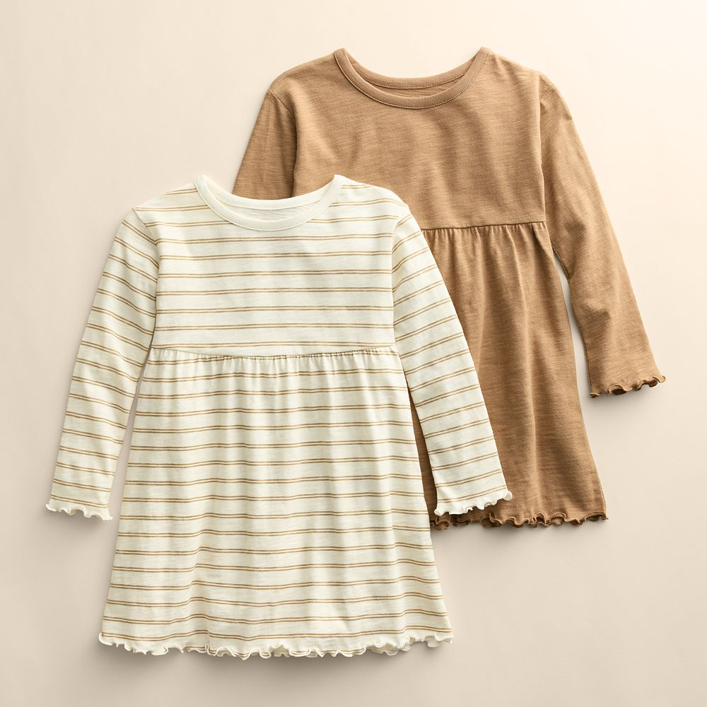 Girls 4-12 Little Co. by Lauren Conrad Organic 2-Pack Essential Dresses