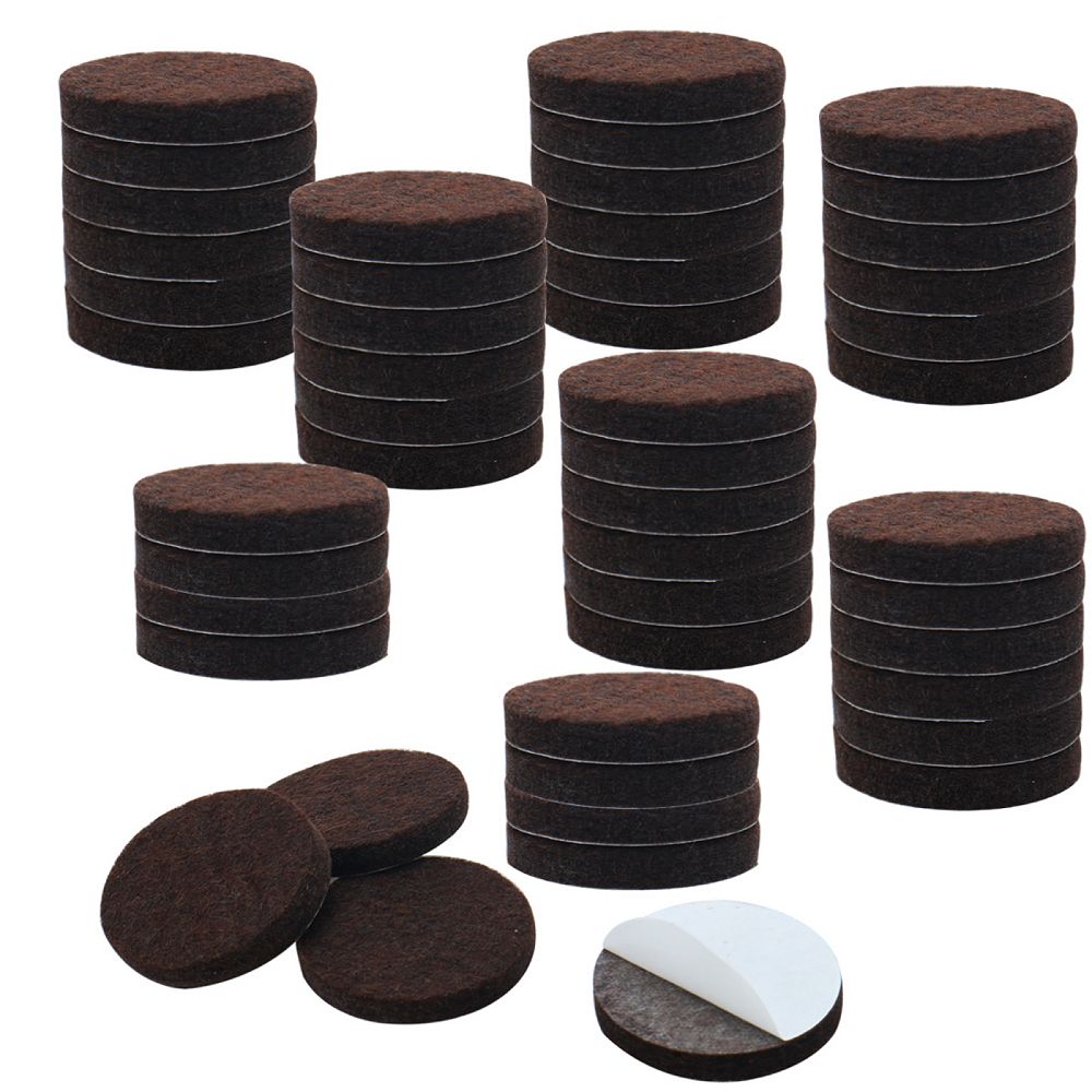 Felt Furniture Pad Round 1" Dia Self Adhesive Anti-scratch Floor ...
