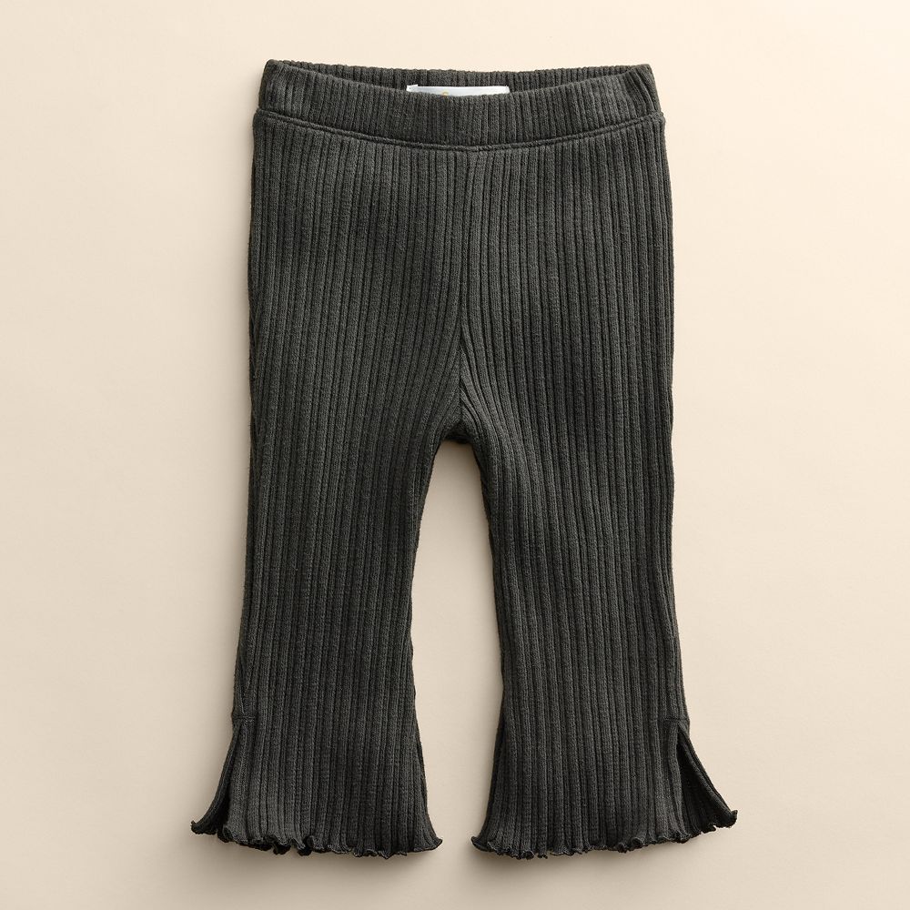 Baby & Toddler Girl Little Co. by Lauren Conrad Ribbed Split Hem Pants