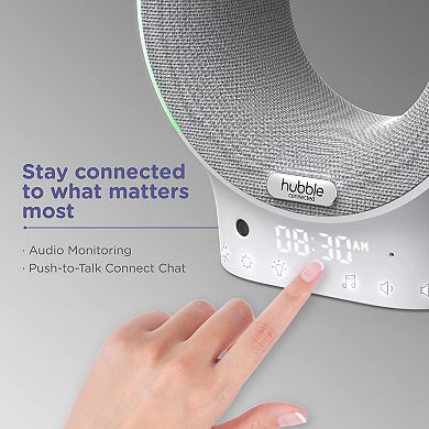 Hubble Connected Eclipse+ Smart Wi-Fi Portable Audio Monitor and ...
