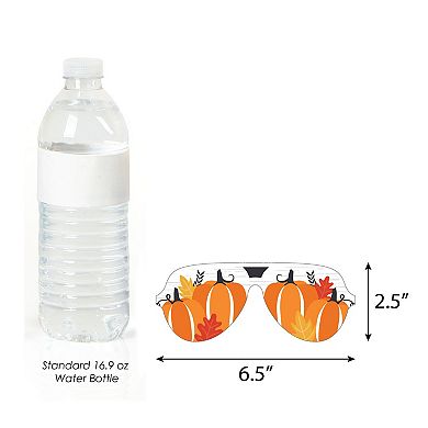 Big Dot Of Happiness Fall Pumpkin Glasses Halloween Thanksgiving Photo ...