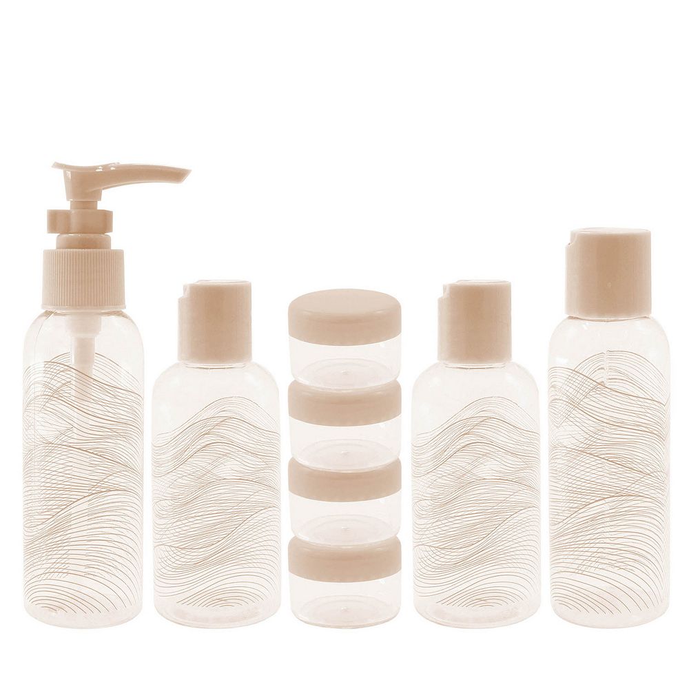 MYTAGALONGS Travel Bottles with Pouch 8-pc. Set