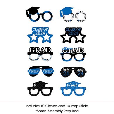 Big Dot Of Happiness Blue Grad Glasses Best Is Yet To Come 2026 Party ...