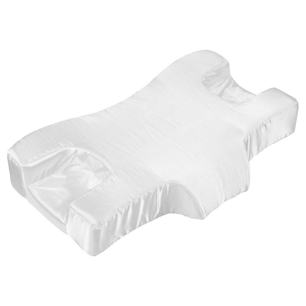 Memory Foam Pillow For Neck And Shoulder Pain Ease Sleep Pillow Satin