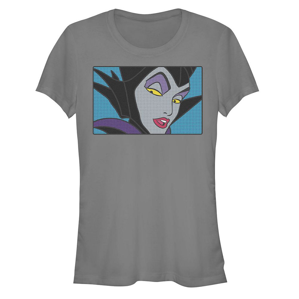 Disney's Villains Maleficent Evil Gaze Juniors' Graphic Tee