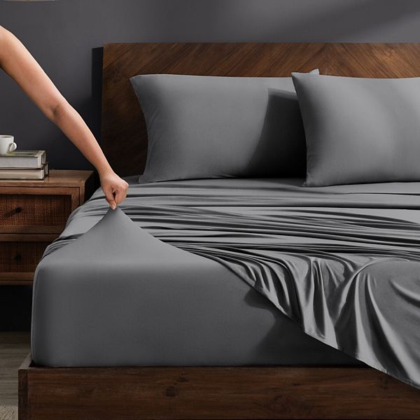 Bare Home Ultra-soft Stretch Knit Sheet Set