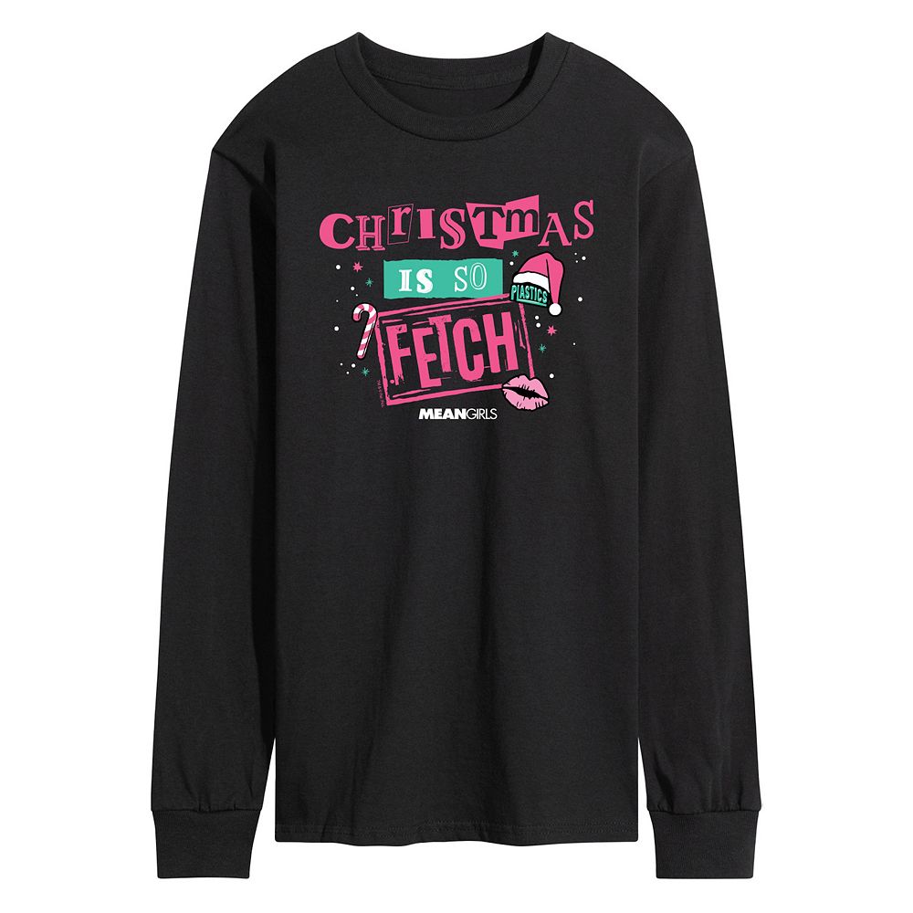 Men's Mean Girls Christmas Is So Fetch Long Sleeve Graphic Tee