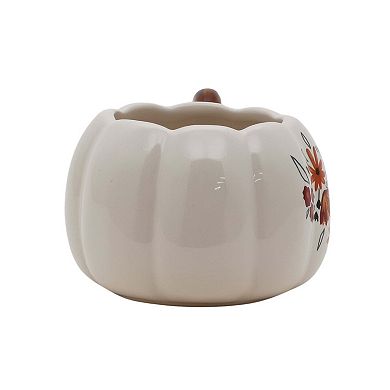 Celebrate Together™ Fall Floral Pumpkin Figural Mug