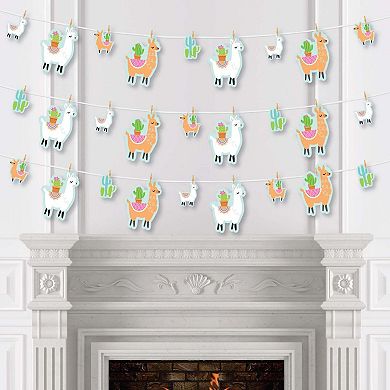 Big Dot Of Happiness Whole Llama Fun Llama Fiesta Party Decor ...