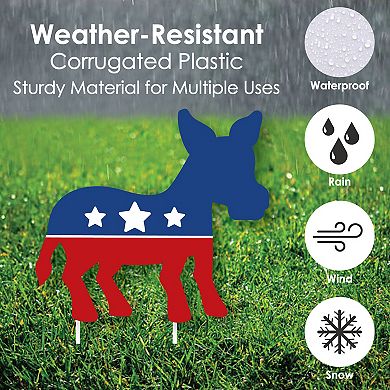 Big Dot of Happiness Democrat Election Donkey Political Election Party ...