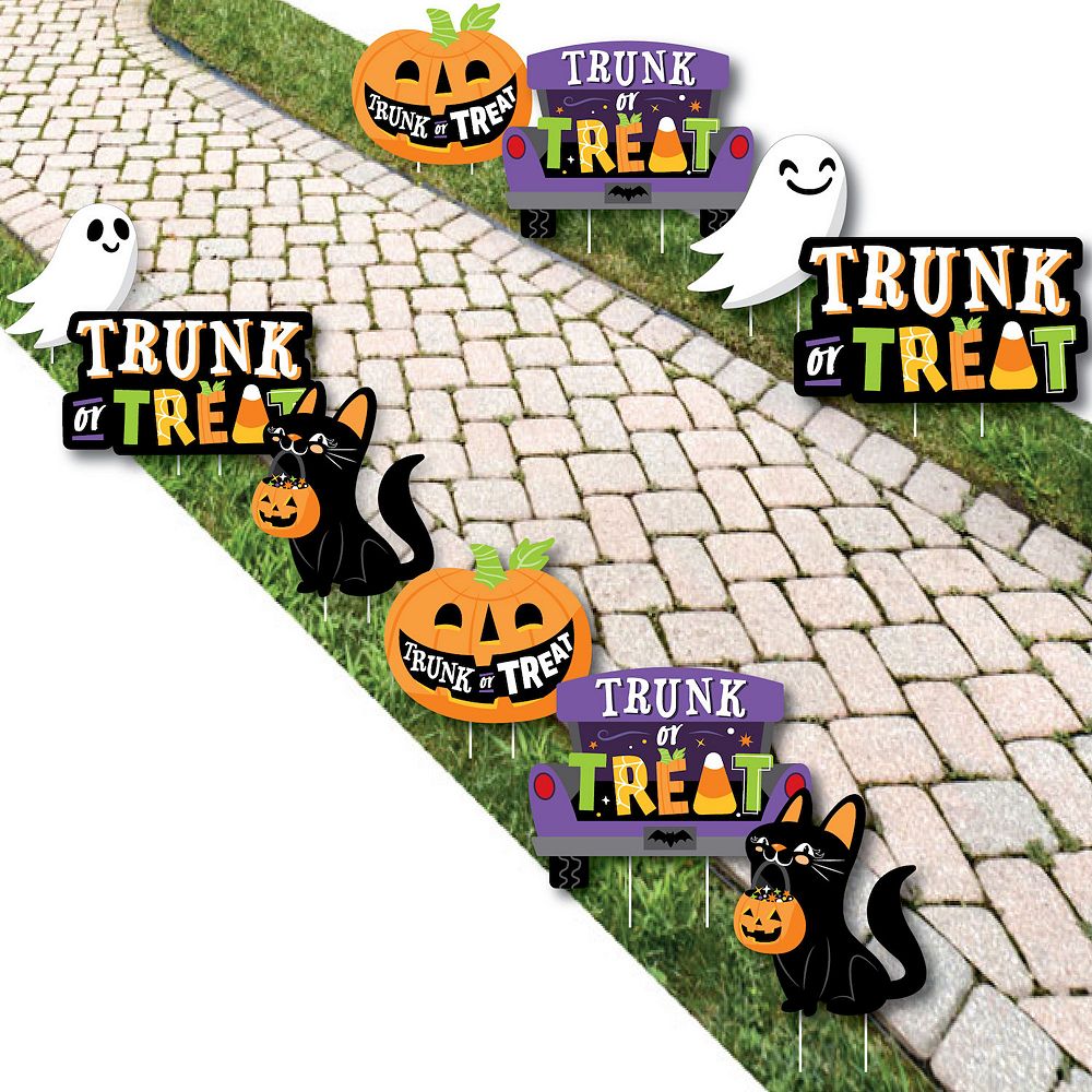 Big Dot of Happiness Trunk or Treat Lawn Outdoor Halloween Car Parade ...