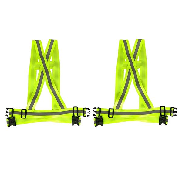 Milex Reflective Vest - High Visibility Cross Belt With Adjustable ...