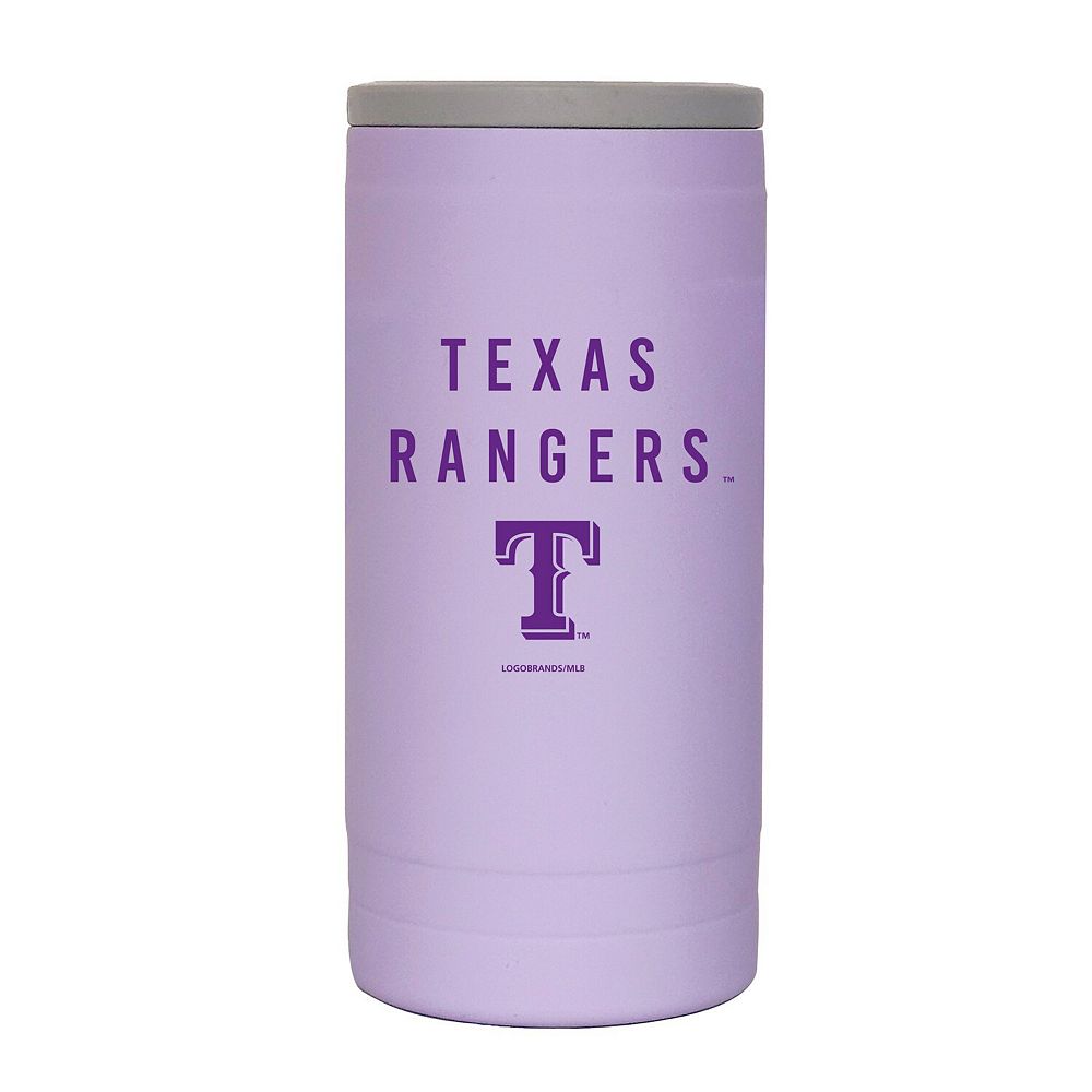 Texas Rangers 12oz. Lavender Soft Touch Slim Coolie