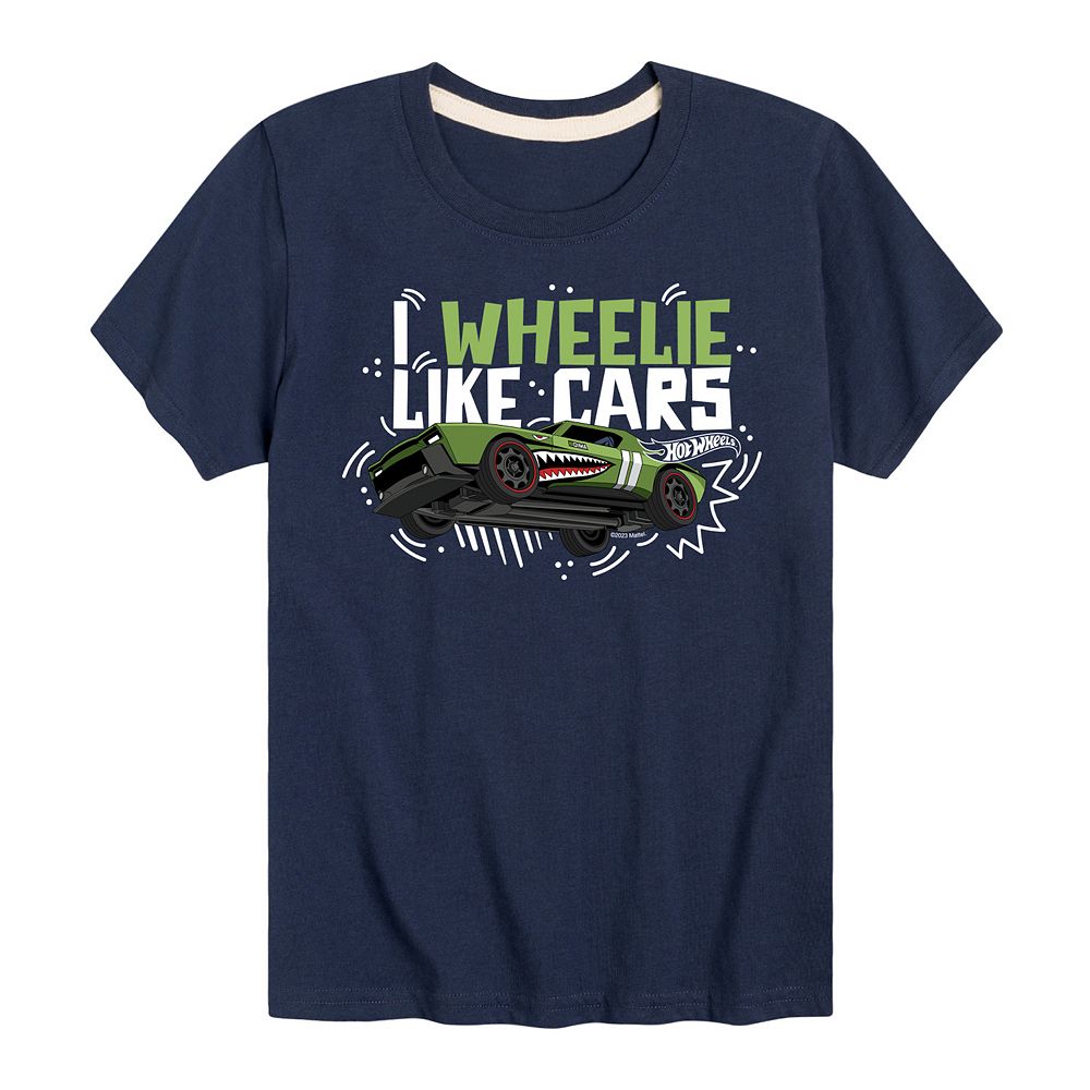 Boys 8-20 Hot Wheels I Wheelie Like Cars Graphic Tee