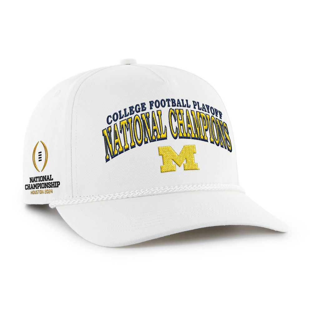 Men's Michigan Wolverines NCAA 2023-2024 National Champs Rope-Hitch Hat