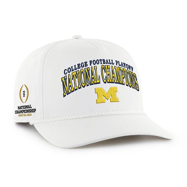 Men's Michigan Wolverines NCAA 2023-2024 National Champs Rope-Hitch Hat