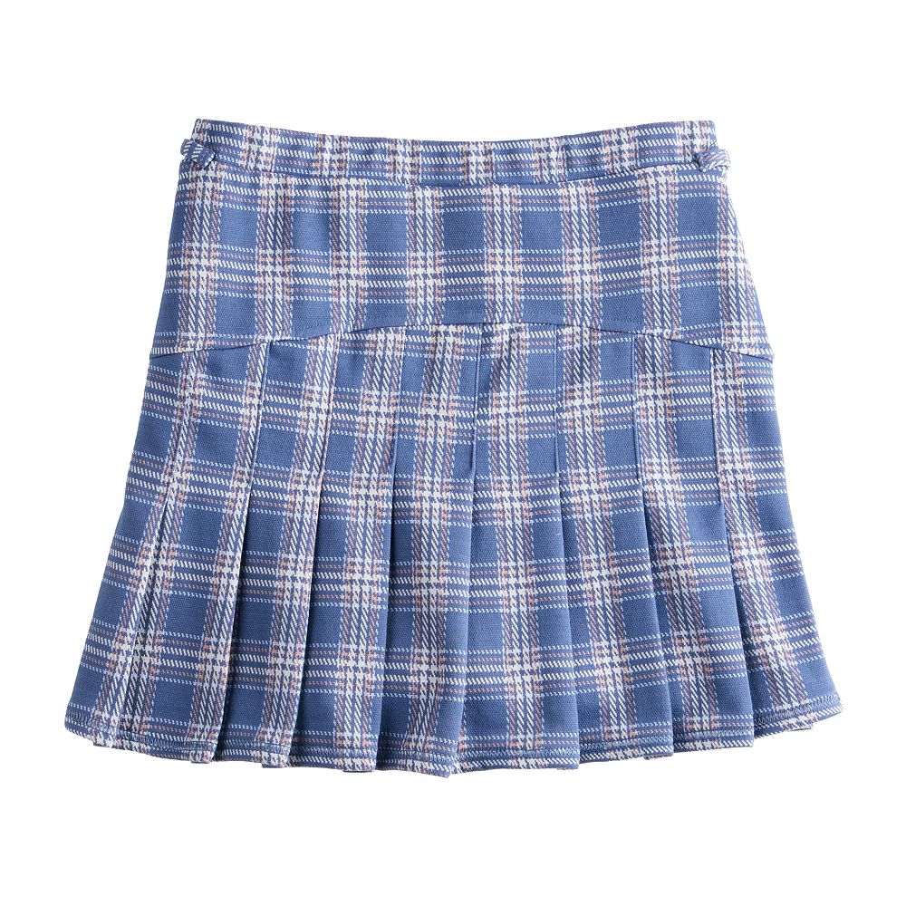 Girls 7-16 SO® Adaptive Knit Pleated Pull-On Skirt