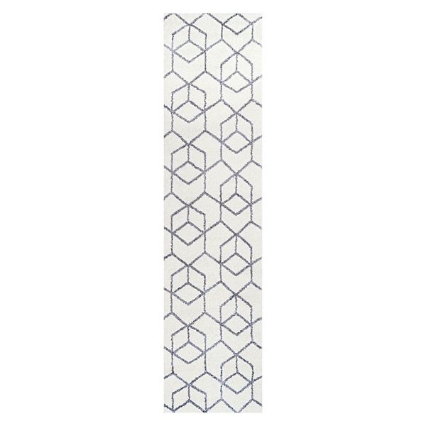 Tumbling Blocks Modern Geometric Area Rug
