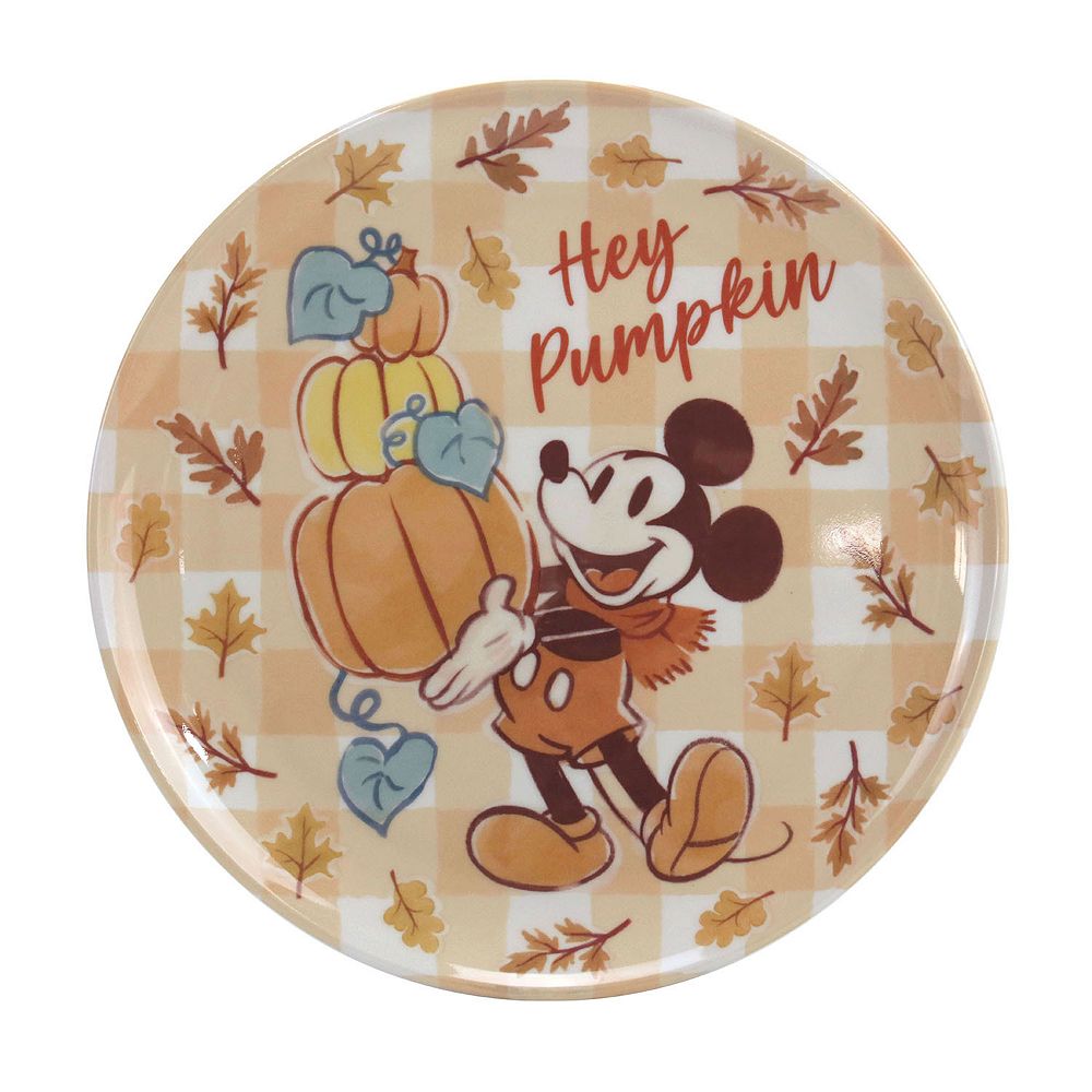 Disney Mickey Mouse Harvest Melamine Salad Plate by Celebrate Together ...