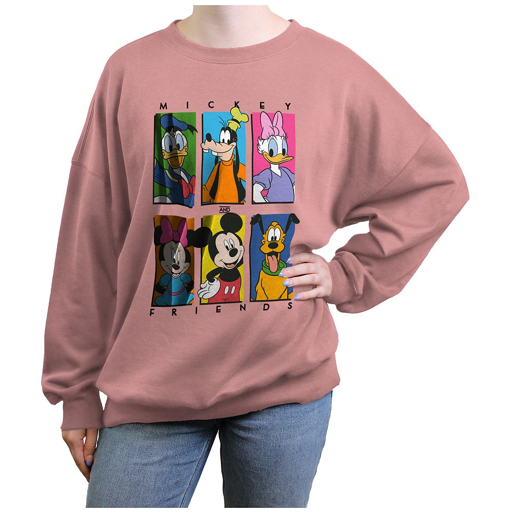 Disney's Mickey Mouse And Friends Banners Juniors' Graphic Fleece
