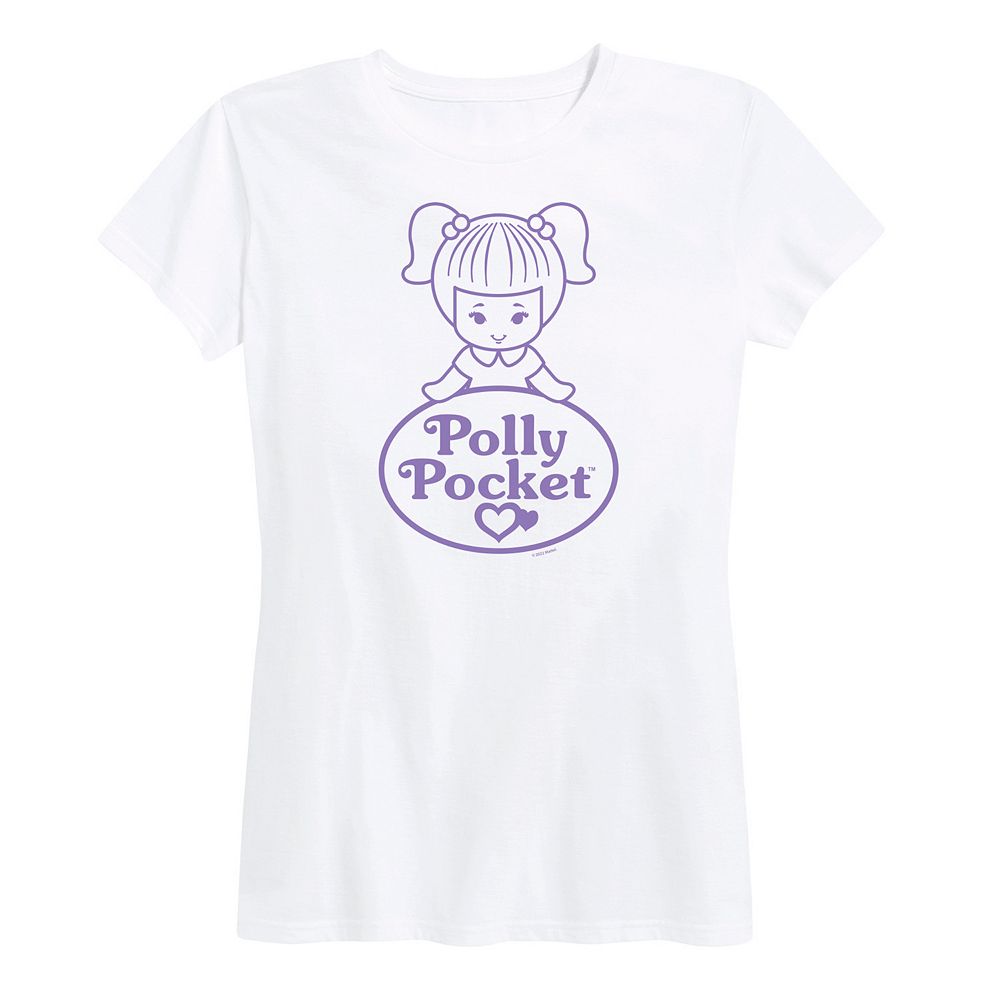 Women's Polly Pocket Logo And Doll Graphic Tee