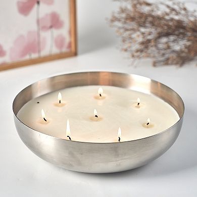 Sonoma Goods For Life® Blue Citron 40-oz. Oversized Silver Bowl Candle