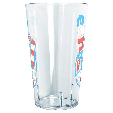 USA Peace Love Freedom Sign Graphic Tritan Tumbler