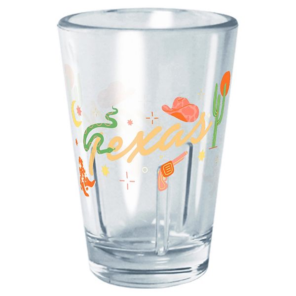 Texas Colorful Icons Graphic Tritan Cup