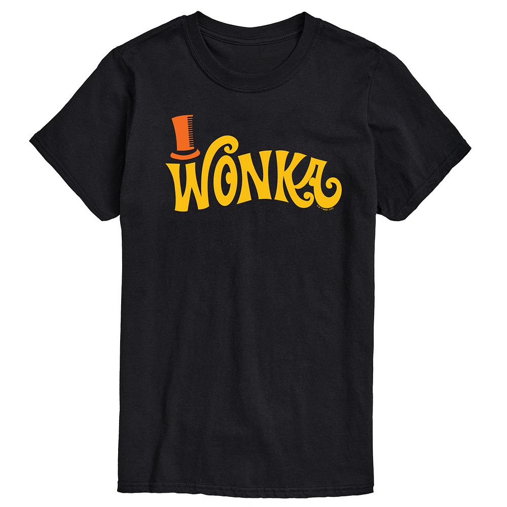 Men's Willy Wonka Retro Willy Wonka Logo Graphic Tee