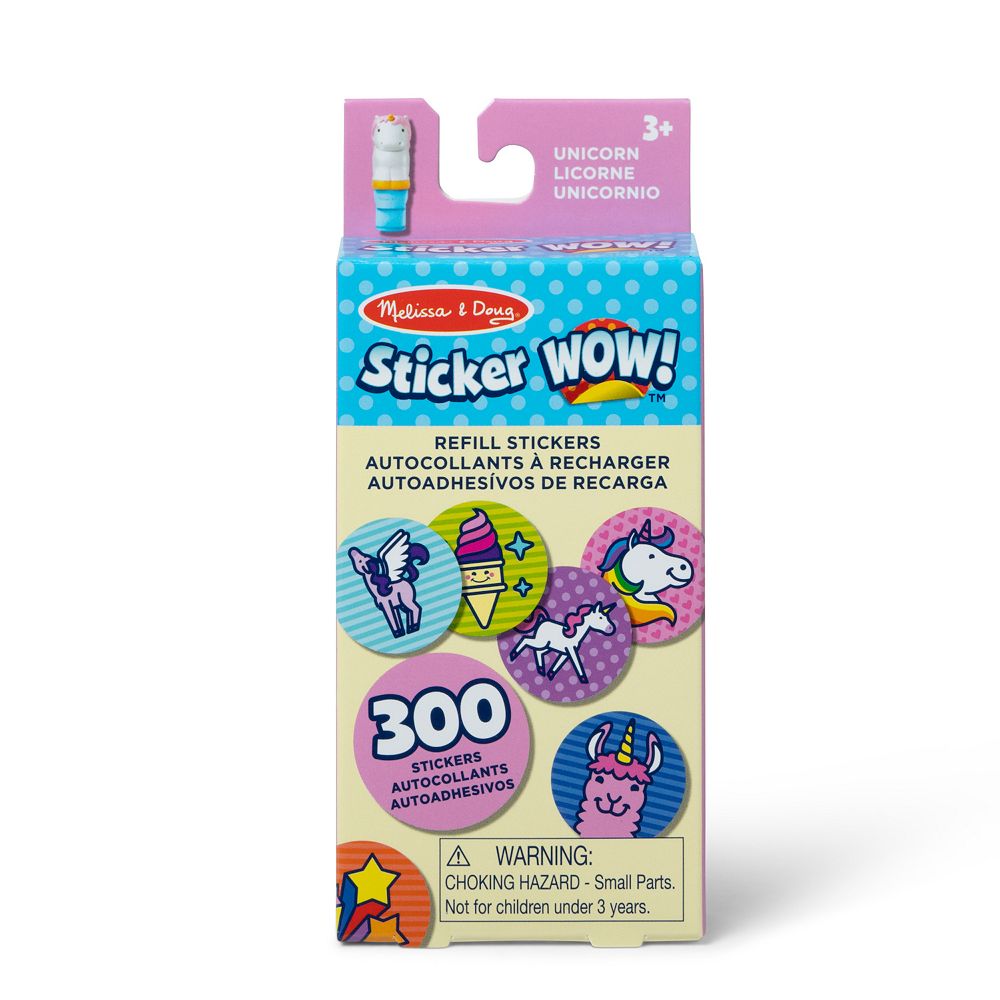 Melissa & Doug Sticker WOW! Unicorn 300 Refill Stickers Pack