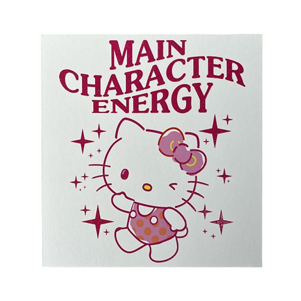 Sanrio Hello Kitty Main Character Energy Box Sign Decor