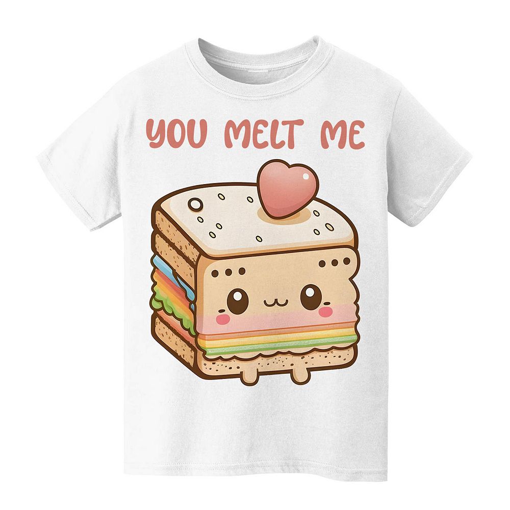 Kid's 8-20 You Melt Me Valentine Graphic Tee