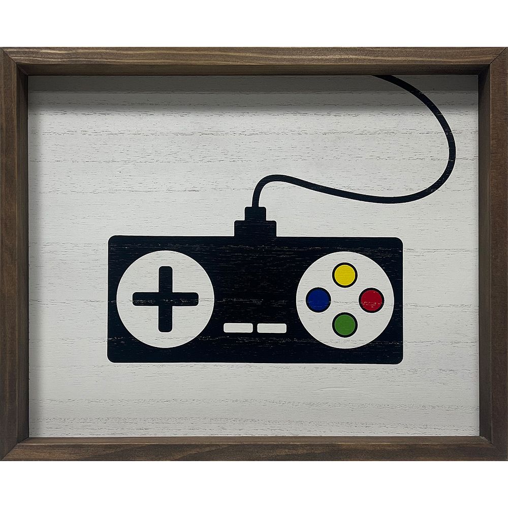 Gamer Controller Wood Wall Decor