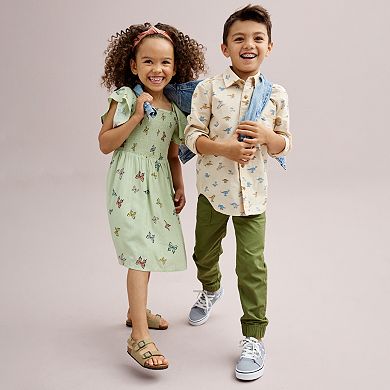 Girls 4-12 Jumping Beans® Short Sleeve Smocked Dress