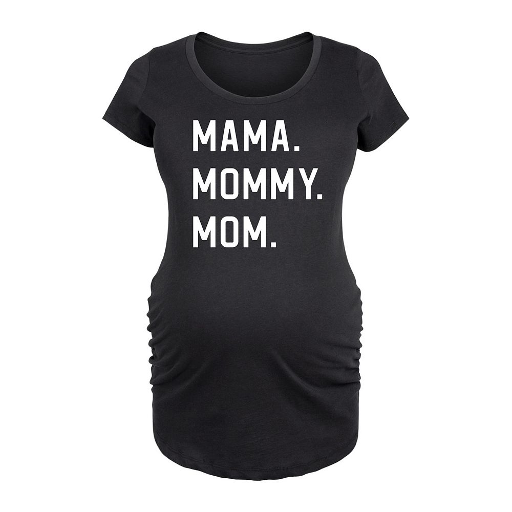 Maternity Family Mama Mommy Mom Graphic Tee