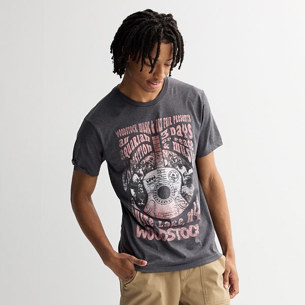 Men's Woodstock Poster Graphic Tee