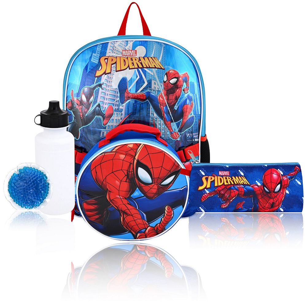 Marvel Spider-Man 5-Piece Backpack Set