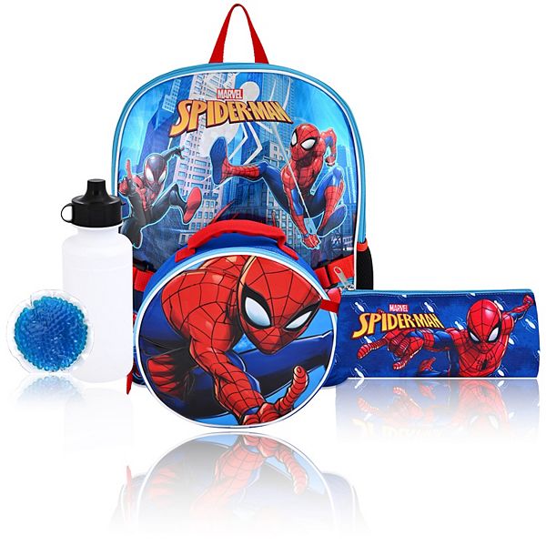 Marvel Spider-Man 5-Piece Backpack Set