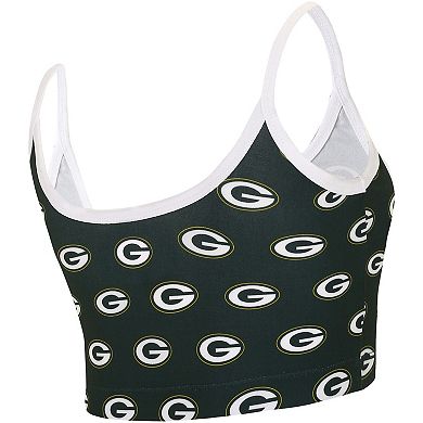 Women's Concepts Sport Green Green Bay Packers Gauge Lounge Bralette