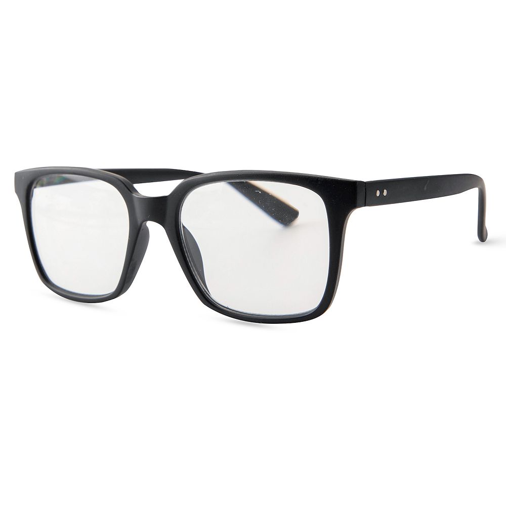 Women's Clearvue Black Square Frame Reading Glasses