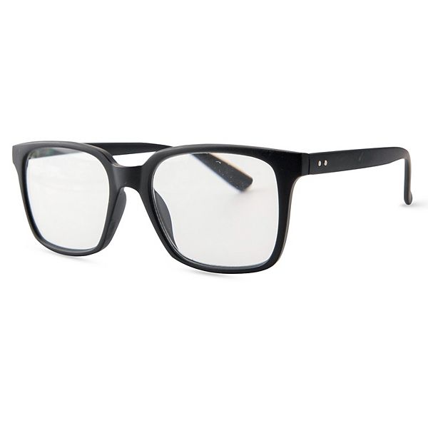 Women's Clearvue Black Square Frame Reading Glasses