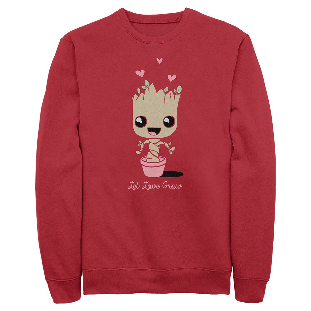 Marvel's Groot Let Love Grow Men's Graphic Fleece