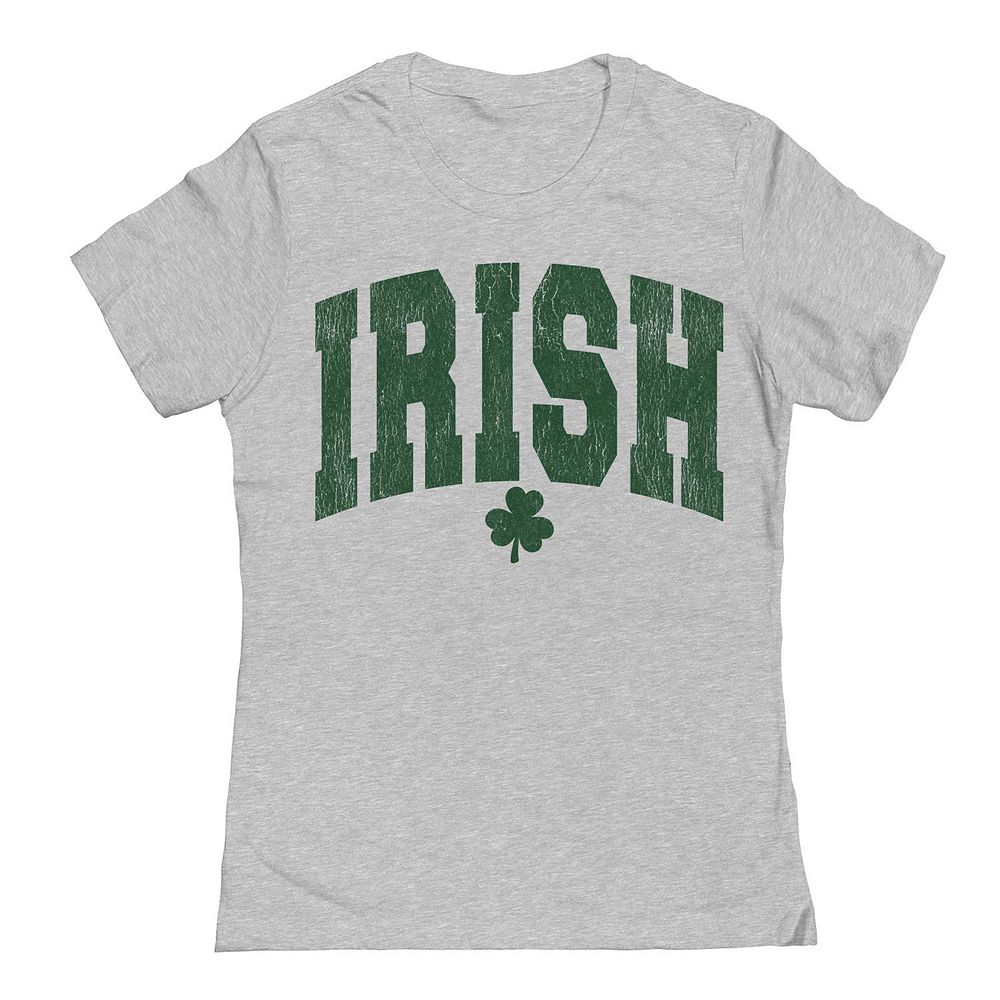 Junior's Irish Shamrock St. Patrick's Day Graphic T-Shirt