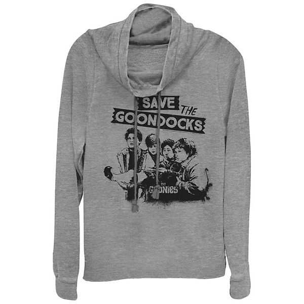 Juniors' The Goonies Save The Goondocks Cowlneck Graphic Lightweight ...