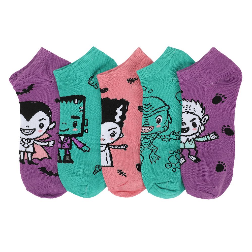 Women's Universal Monsters 5-Pack Ankle Socks