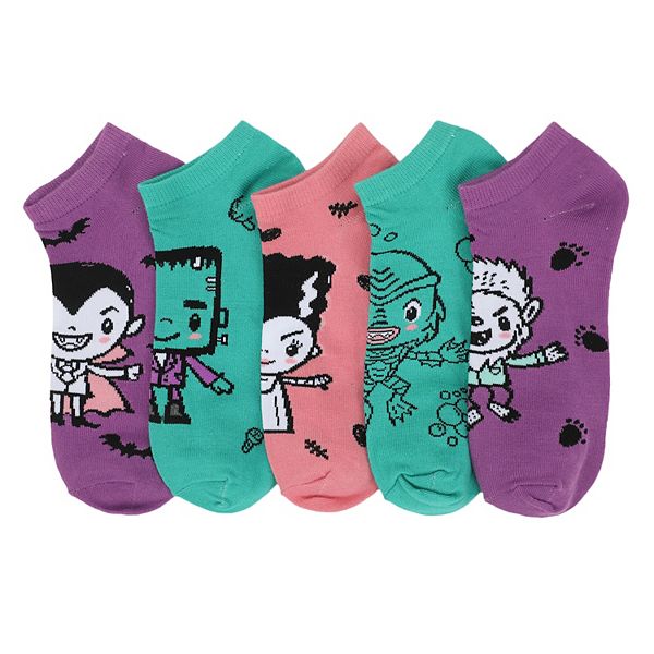 Women's Universal Monsters 5-Pack Ankle Socks