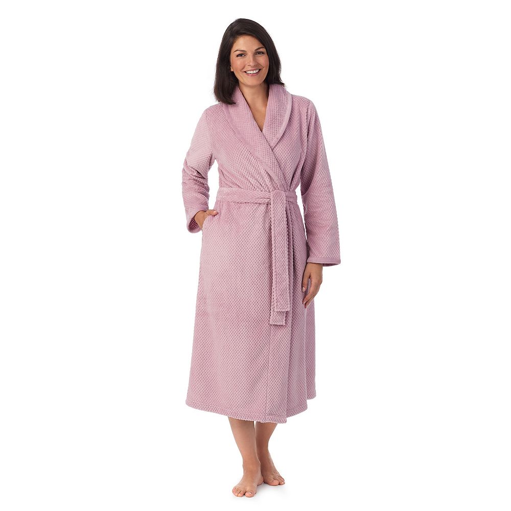 Women's Stan Herman Dimple Plush Wrap Robe