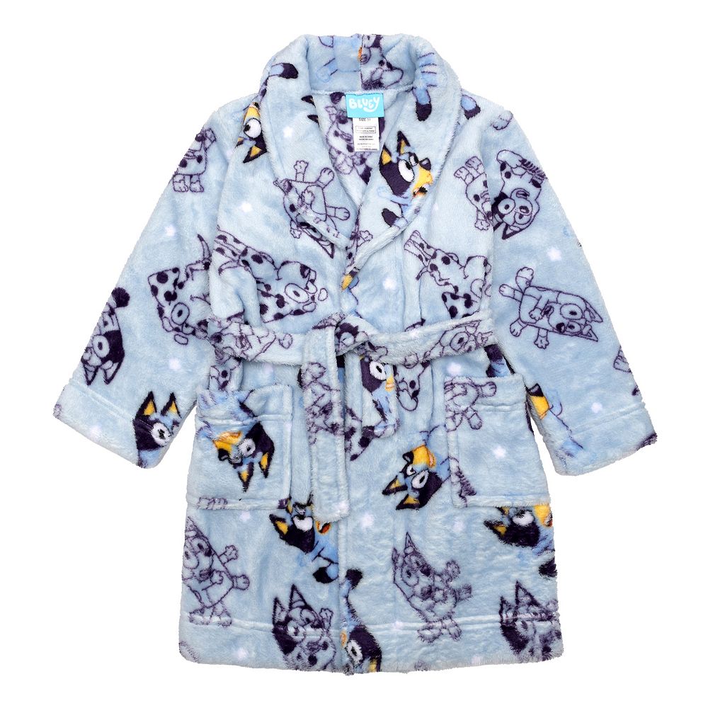 Toddler Boy Bluey "Bluey With Friends" Robe